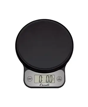 ESCALI Telero Digital Kitchen Scale, 7.62 L X 6.1 W X 1.28 H - Black