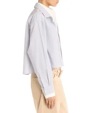 Acne Studios Cotton Collared Button Up Shirt