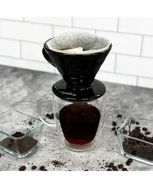 THE LONDON SIP Ceramic Coffee Dripper, 1-4 Cup