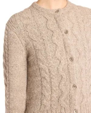 Acne Studios Cable Knit Cardigan Sweater