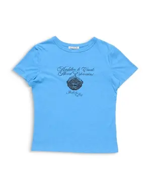 Acne Studios Fitted Logo Tee - Blue