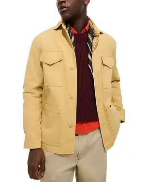 ALEX MILL Garment Dyed Cotton Canvas Chore Jacket