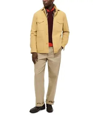 ALEX MILL Garment Dyed Cotton Canvas Chore Jacket