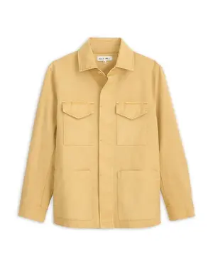 ALEX MILL Garment Dyed Cotton Canvas Chore Jacket