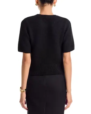 WAYF Corrine Short Sleeve Sweater