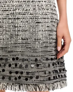 Rickie Freeman For Teri Jon Ombre Tweed Dress