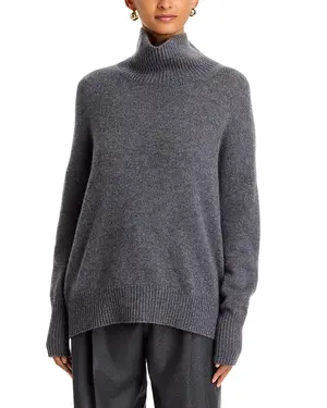 LISA YANG Lisa Yang Heidi Cashmere Turtleneck Sweater Graphite