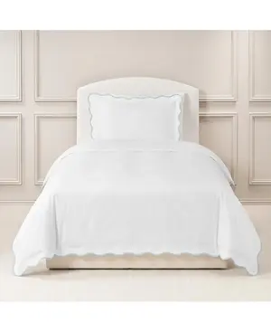 GOOSELINGS Soft Wave Duvet Set, Twin - Blue