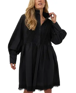 MARIELLE STOKKELAAR Nora Lace Applique Dress