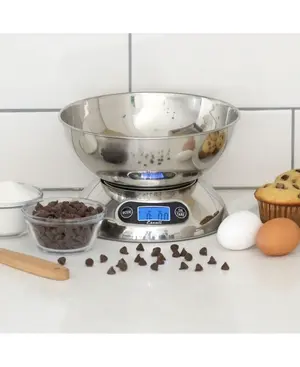 ESCALI Rondo Stainless Steel Scale, 8.75 L X 8.75 W X 5.25 H