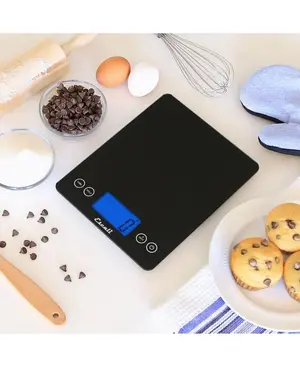 ESCALI Arti Xl Glass Digital Scale, 9.44 L X 7.5 W X 0.81 H