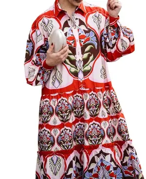 MARIELLE STOKKELAAR Melania Printed Maxi Dress