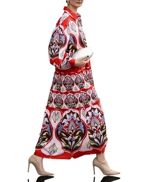 MARIELLE STOKKELAAR Melania Printed Maxi Dress