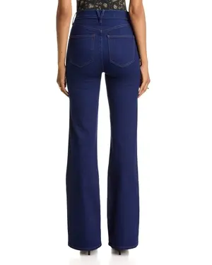 Veronica Beard Crosbie High Rise Wide Leg Jeans
