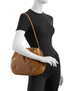 LIFFNER Drawstring Pouch Leather Shoulder Bag