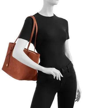 LIFFNER Sprout Midi Suede Tote
