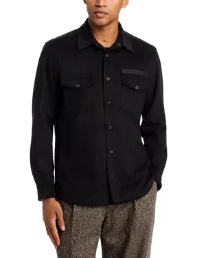 Hugo Ekel Flap Pocket Overshirt - Black