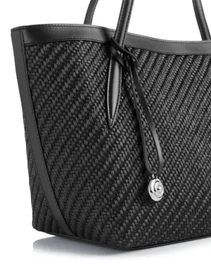 LIFFNER Sprout Midi Raffia Tote