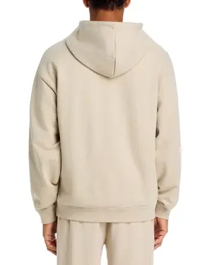 Hugo Dalihood Cotton Bar Stripe Hoodie