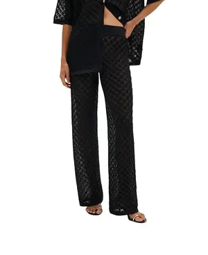 MALINA Alissa Knitted Pants - Black