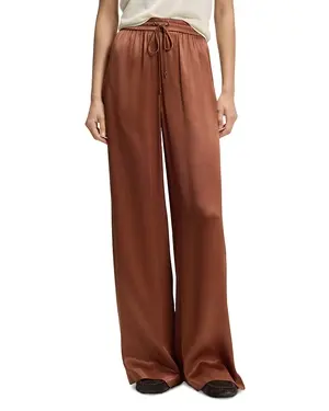Hugo Boss Tavati Satin Drawstring Pants - Tortoise Shell