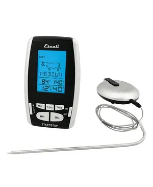 ESCALI Wireless Thermometer And Timer, 4.75 L X 2.875 W X 1 H - Black
