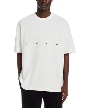 Hugo Dariso Oversized Tee - Natural