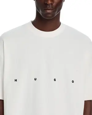 Hugo Dariso Oversized Tee - Natural