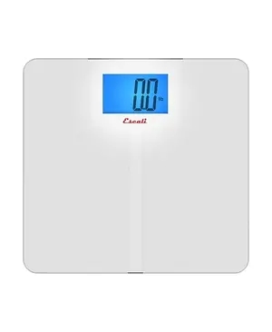 ESCALI High Capacity Anti-slip Bathroom Scale, 12.8 L X 12.2 W X 1.18 H
