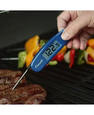 ESCALI Compact Folding Digital Thermometer, 7.75 L X 1.2 W X 0.71 H - Blue
