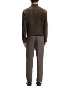 BOSS L-miker Zip Leather Jacket