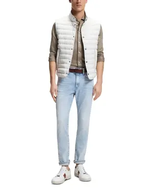 BOSS L-hays Spread Collar Cotton Shirt