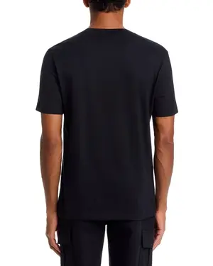 Hugo Dirunn Cotton Dalmatian Graphic T-shirt - Black