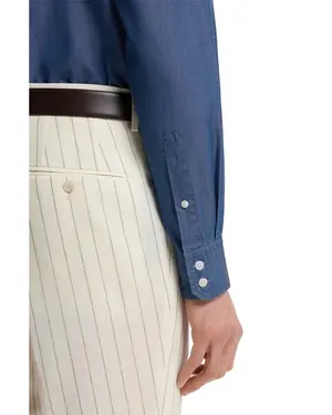 BOSS H-rob Spread Collar Casual Button Down Shirt