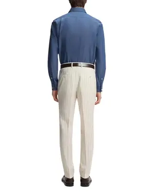 BOSS H-rob Spread Collar Casual Button Down Shirt