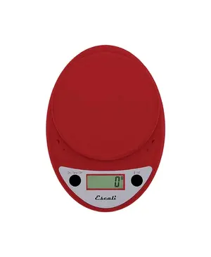 ESCALI Primo Digital Scale, 8.5 L X 6 W X 1.65 H - Red