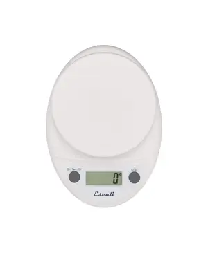 ESCALI Primo Digital Scale, 8.5 L X 6 W X 1.65 H - White