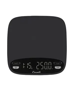 ESCALI Versi Coffee Scale, 6.5 L X 6.5 W X 1.13 H - Black
