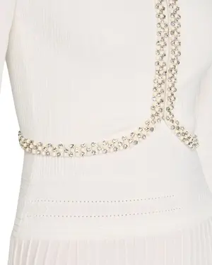 Sandro Cropped Embellished Cardigan