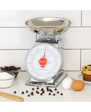 ESCALI Mercado Dial Scale With Bowl, 10.25 L X 7 W X 9.65 H