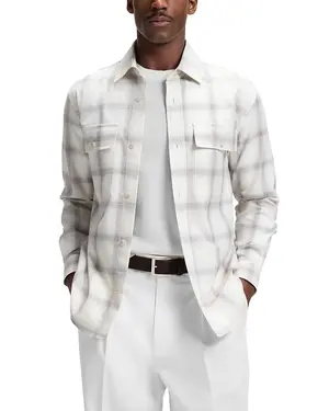 BOSS C-owen Casual Button Down Shirt - Open White