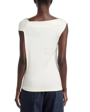 Hugo Boss Ejoia Asymmetrical Neck Top