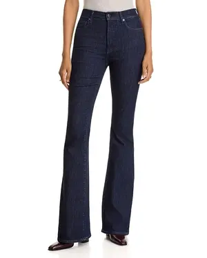 Veronica Beard Beverly High Rise Skinny Flare Jeans - Indigo Rinse