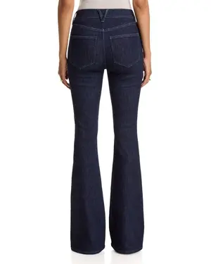 Veronica Beard Beverly High Rise Skinny Flare Jeans