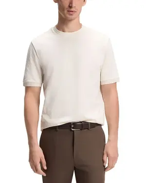 BOSS L-tesar Cotton Blend Crewneck T-shirt