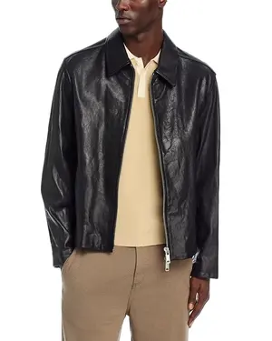 Hugo Liro Leather Jacket - Black