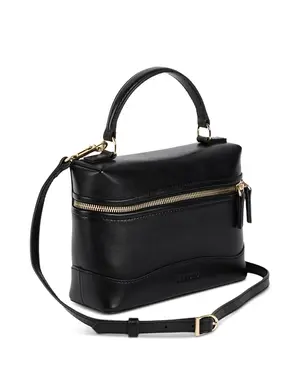Sandro Tangolino Leather Top Handle Bag