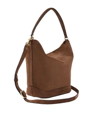 Sandro Tango Suede Bucket Bag