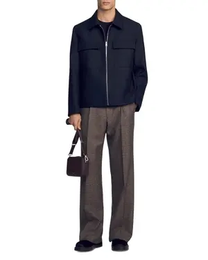 Sandro Theodore Patch Pocket Zip Jacket