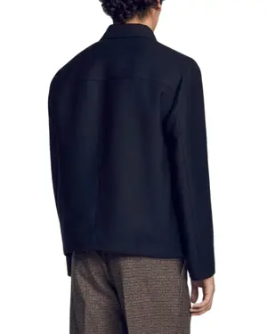 Sandro Theodore Patch Pocket Zip Jacket